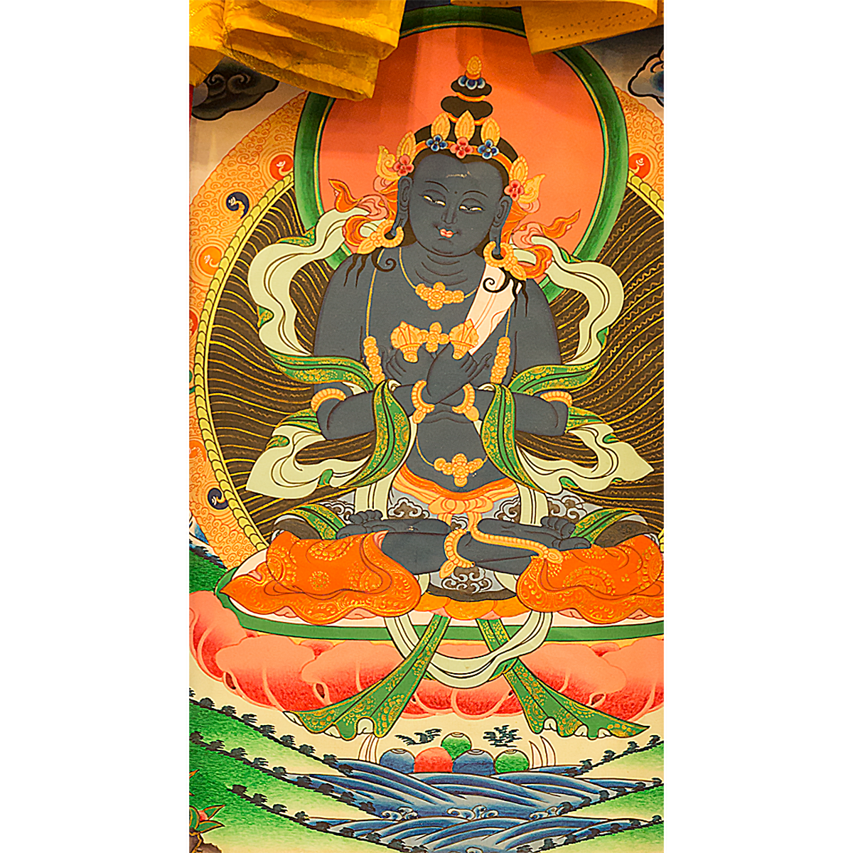 Bajradhara – handmade thangka painting from Nepal – Meditation ...