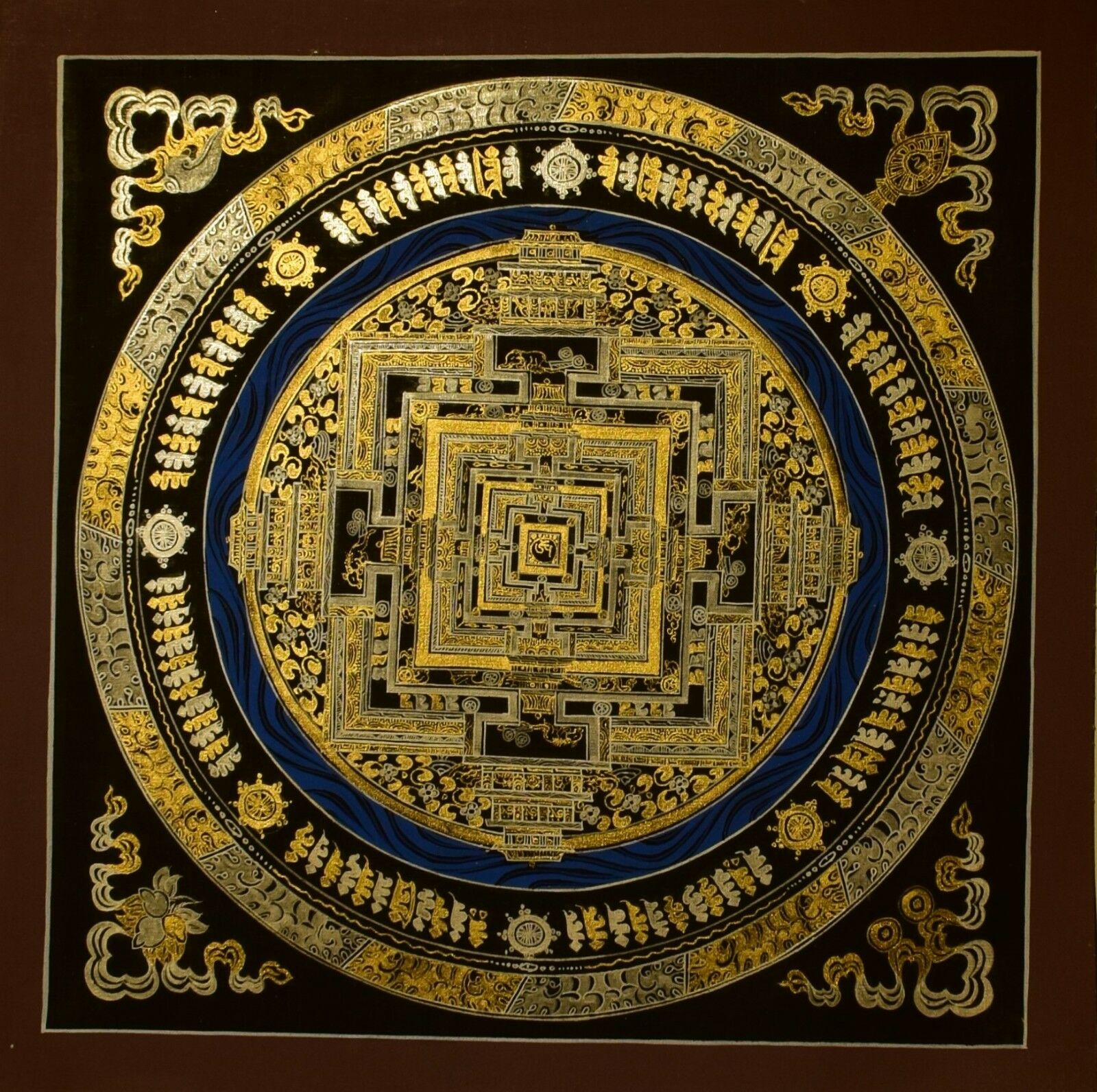 Kalachakra Mandala – handmade thangka painting from Nepal – Meditation ...