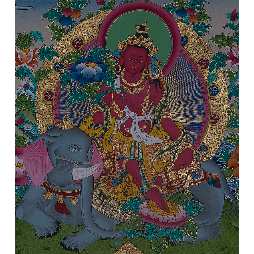 Tichang – handmade thanka thangka painting from Nepal – Meditation ...